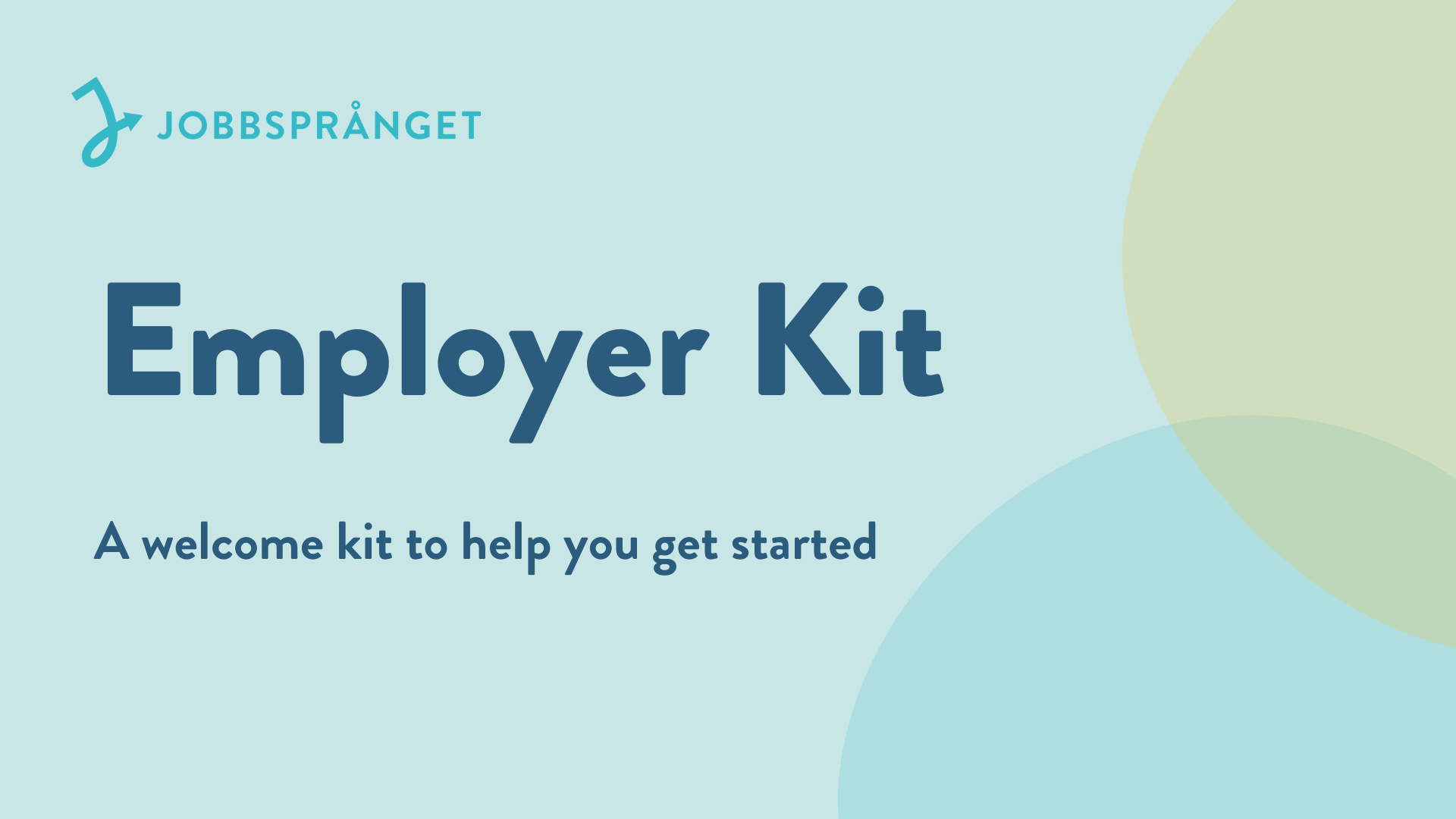 Employer Kit - Jobbsprånget
